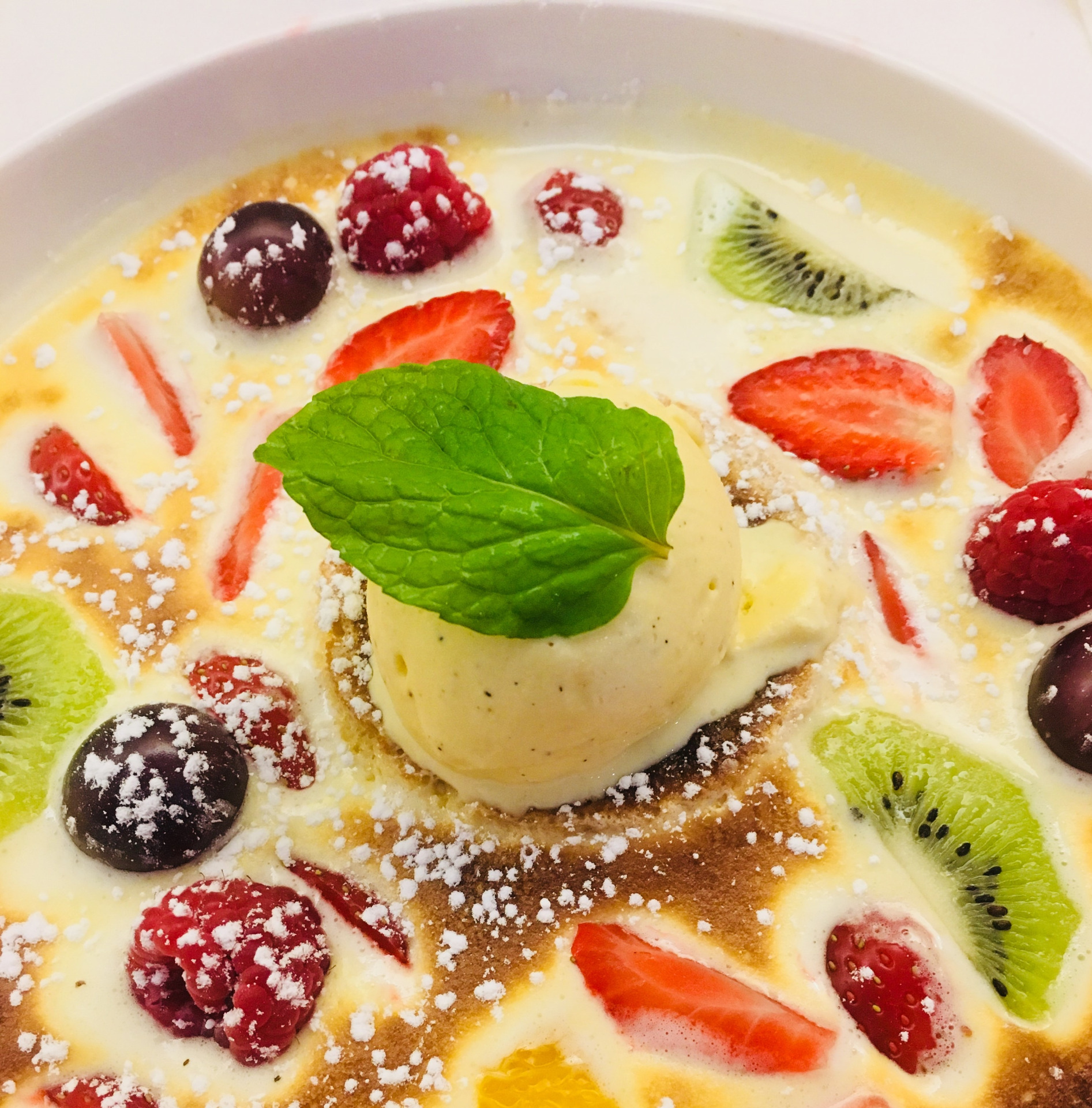 Sabayon aux Fruits rouge et Kiwis :: Les Recettes de Sylvie