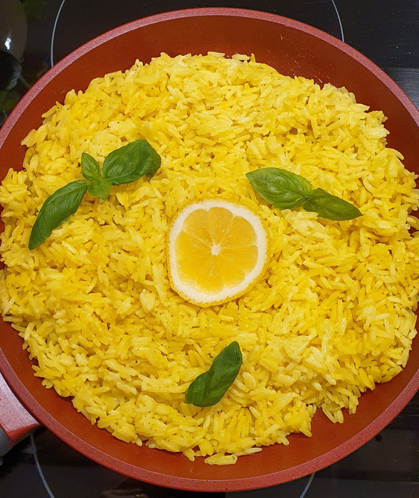 Riz safrané :: Les Recettes de Sylvie